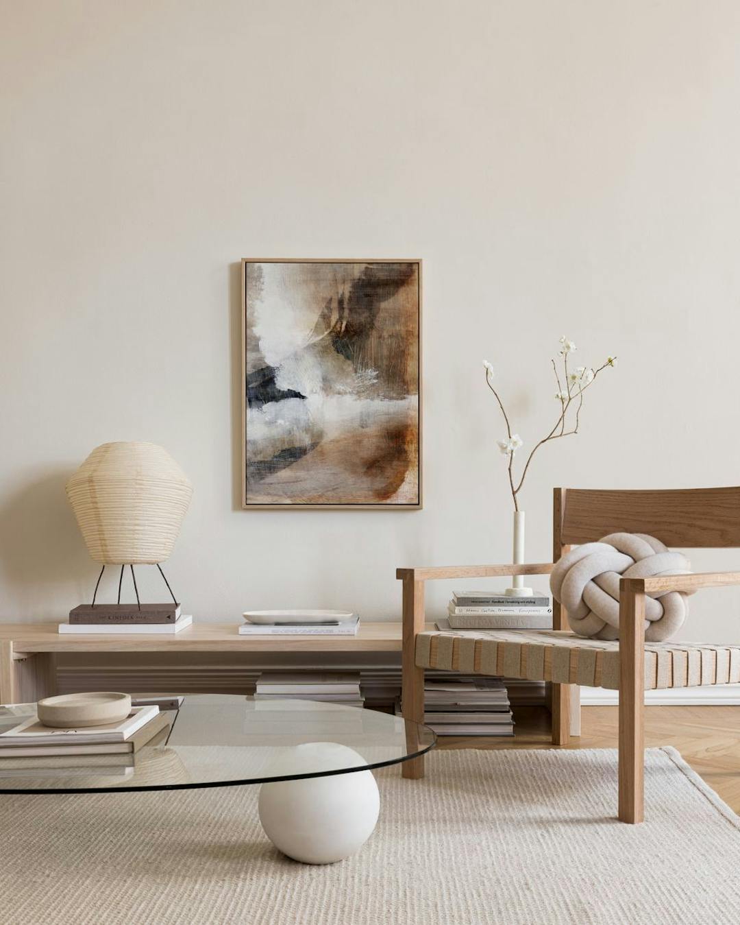 Dan Hobday - Layers No2 Canvas Print | Abstract Wall Art | Desenio UK