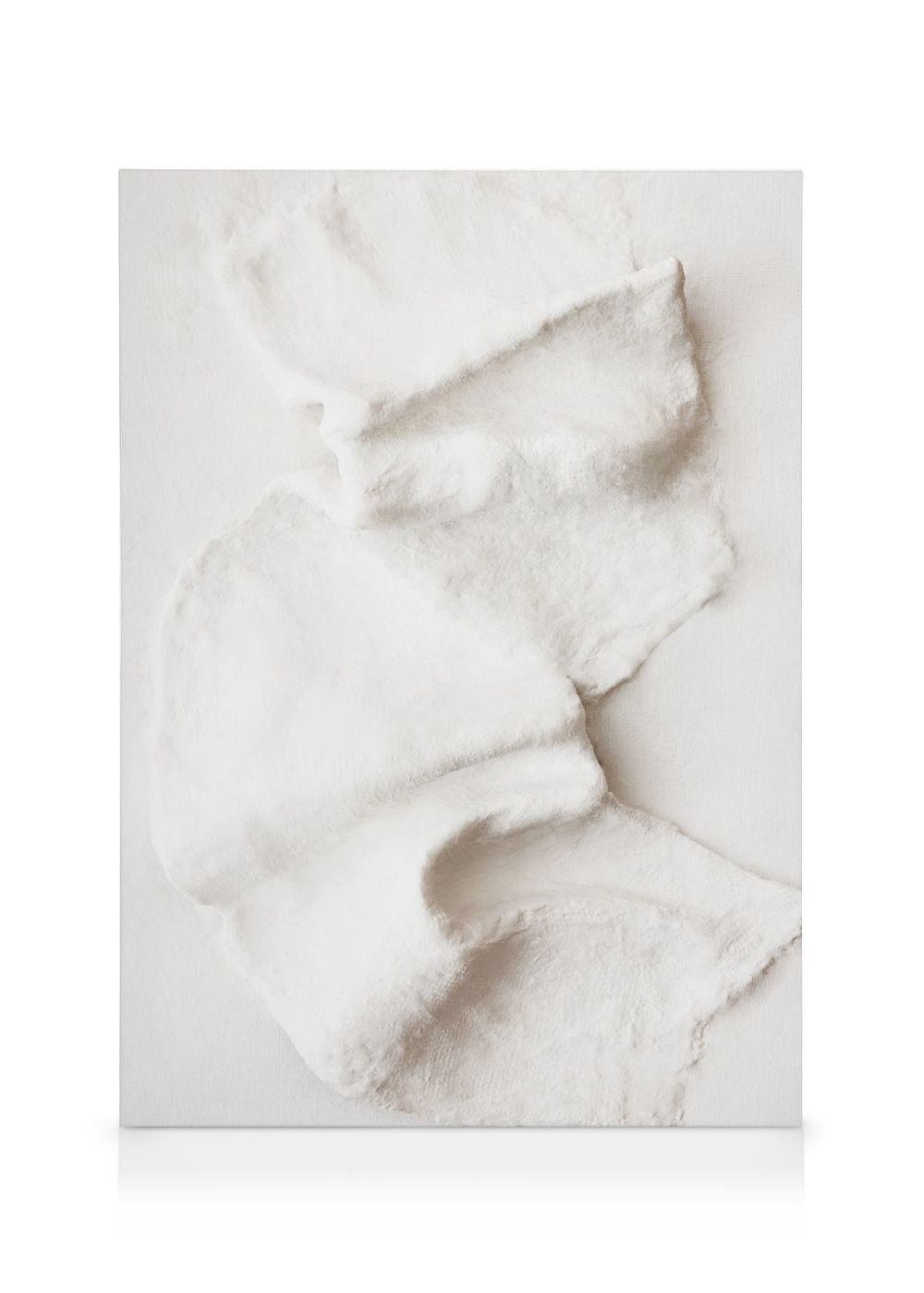 Sculpted Plaster Texture Canvas - Minimal Art | Desenio EU
