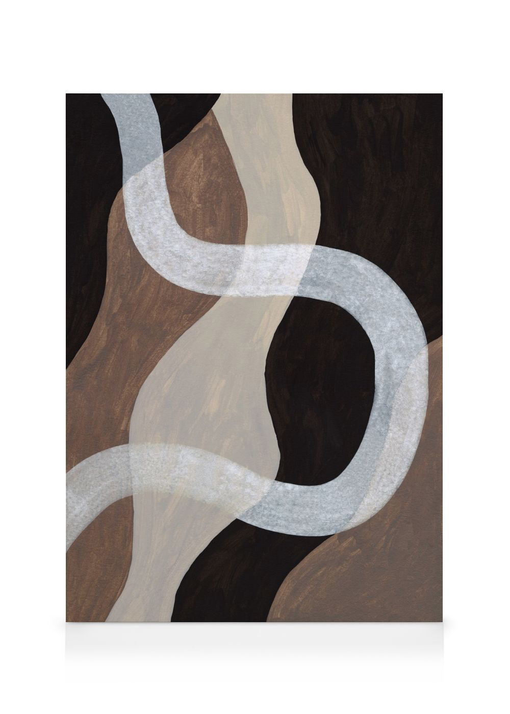 Tela Decorativa Dark Abstract – Arte Abstrata Moderna | Desenio.pt