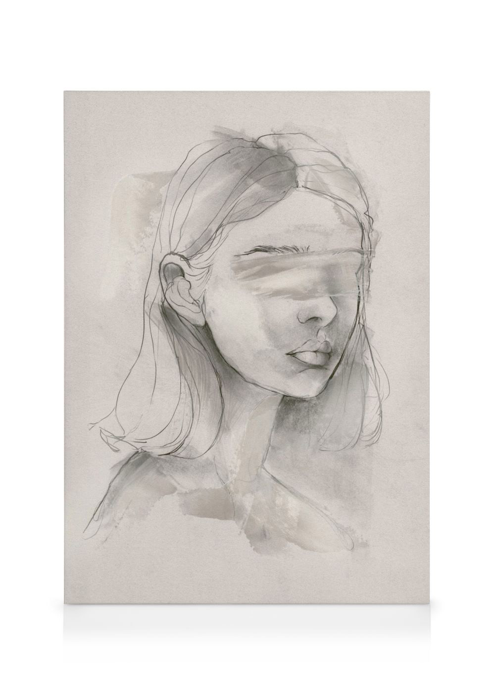 Blindfolded No2 Canvas print