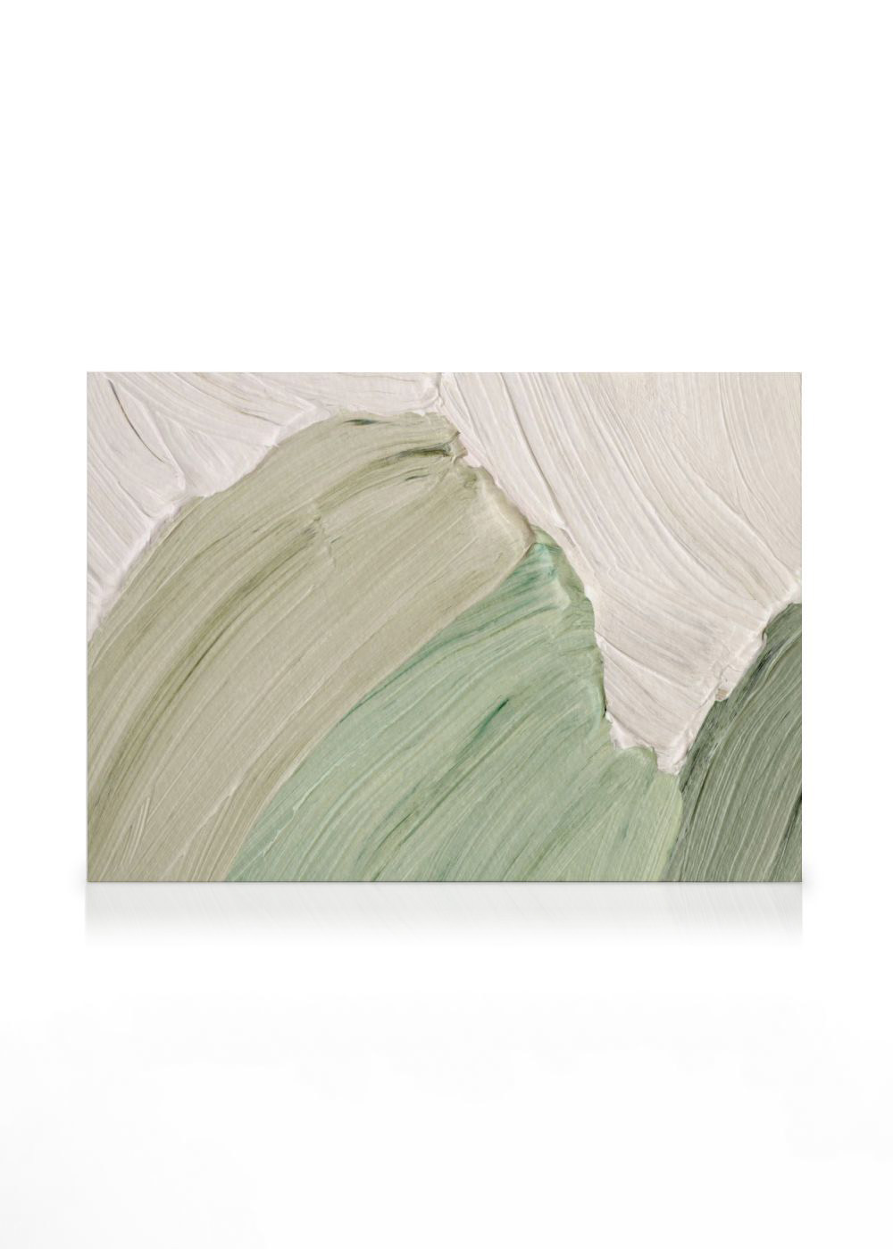 Sage Abstract Canvas - Groene Abstracte Kunst op Canvas | Desenio.nl