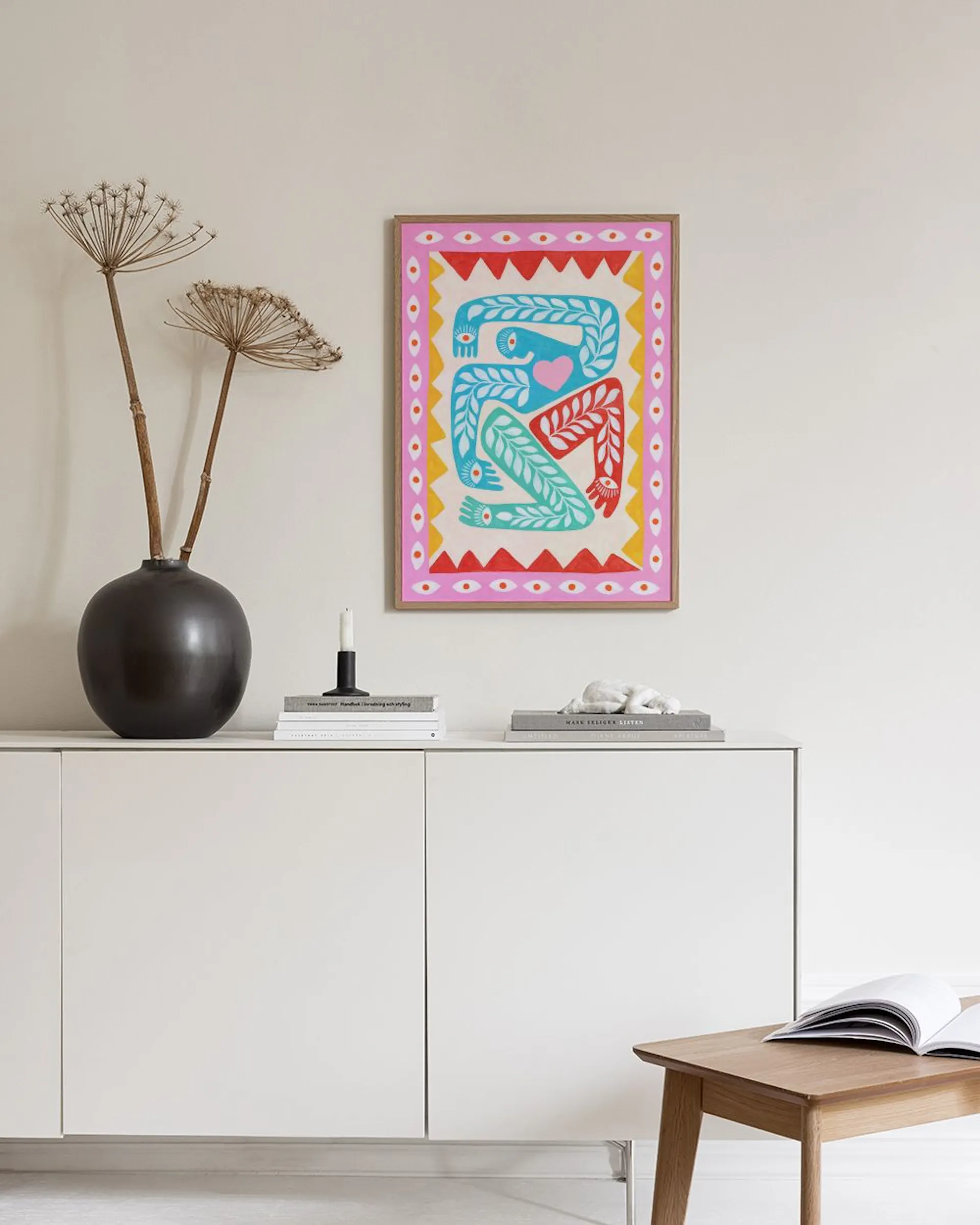 Live in Color Poster – Färgstark och konstnärlig poster | Desenio.se