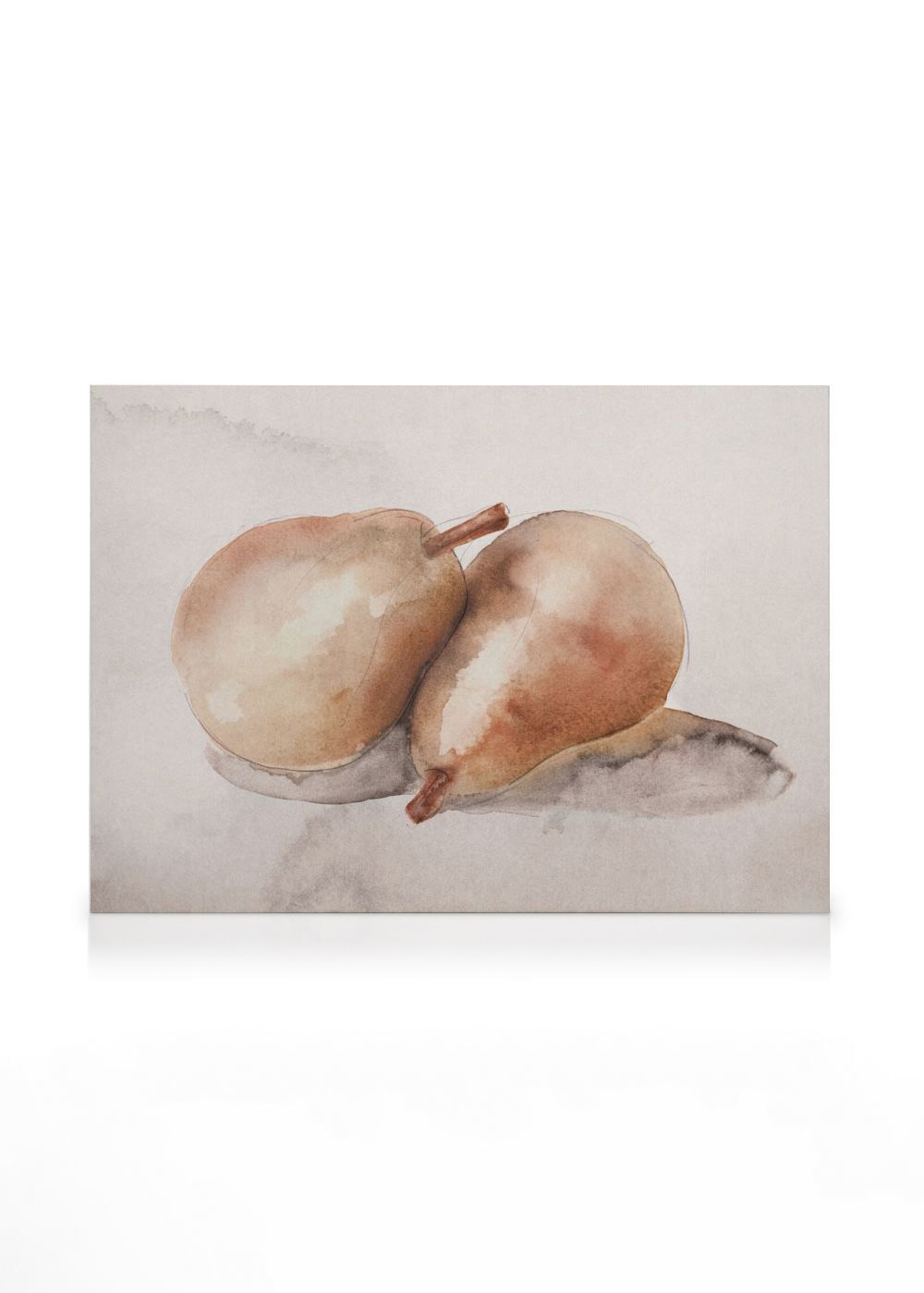 Lienzo decorativo Pear Couple – Pintura de peras | Desenio