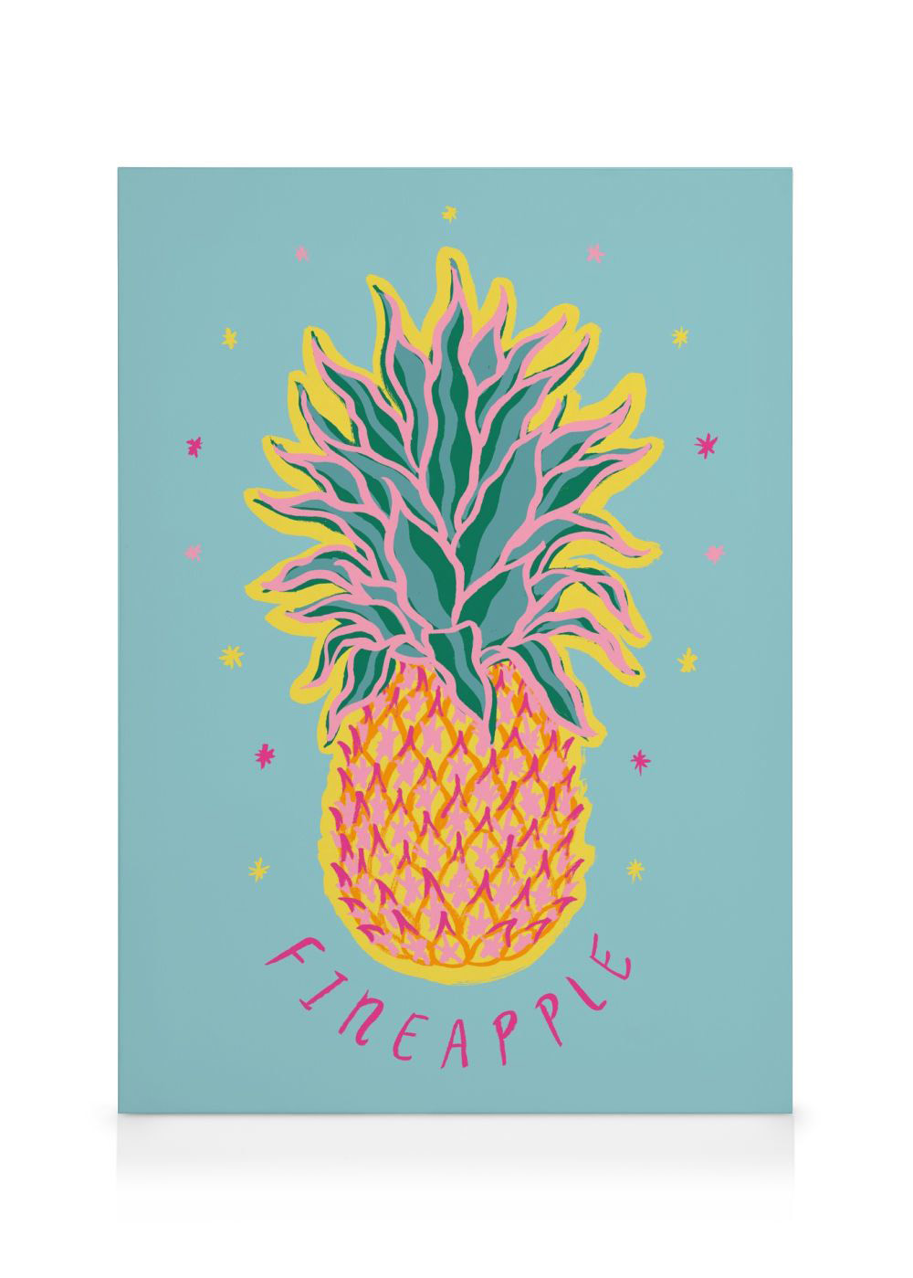 Fineapple Stampa su Tela - Arte Colorata Esclusiva | Desenio IT