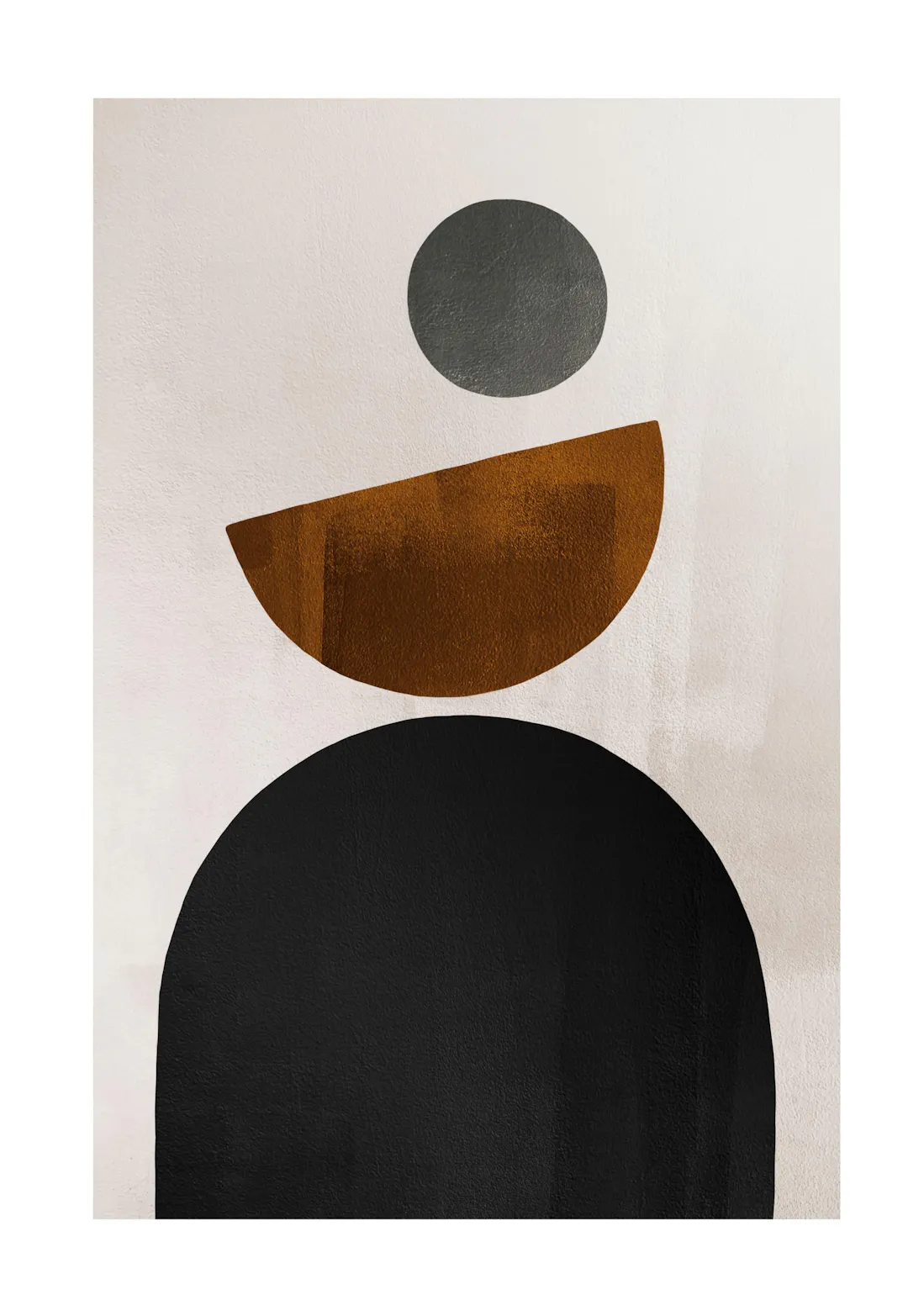 Bold Graphic Forms No2 Poster