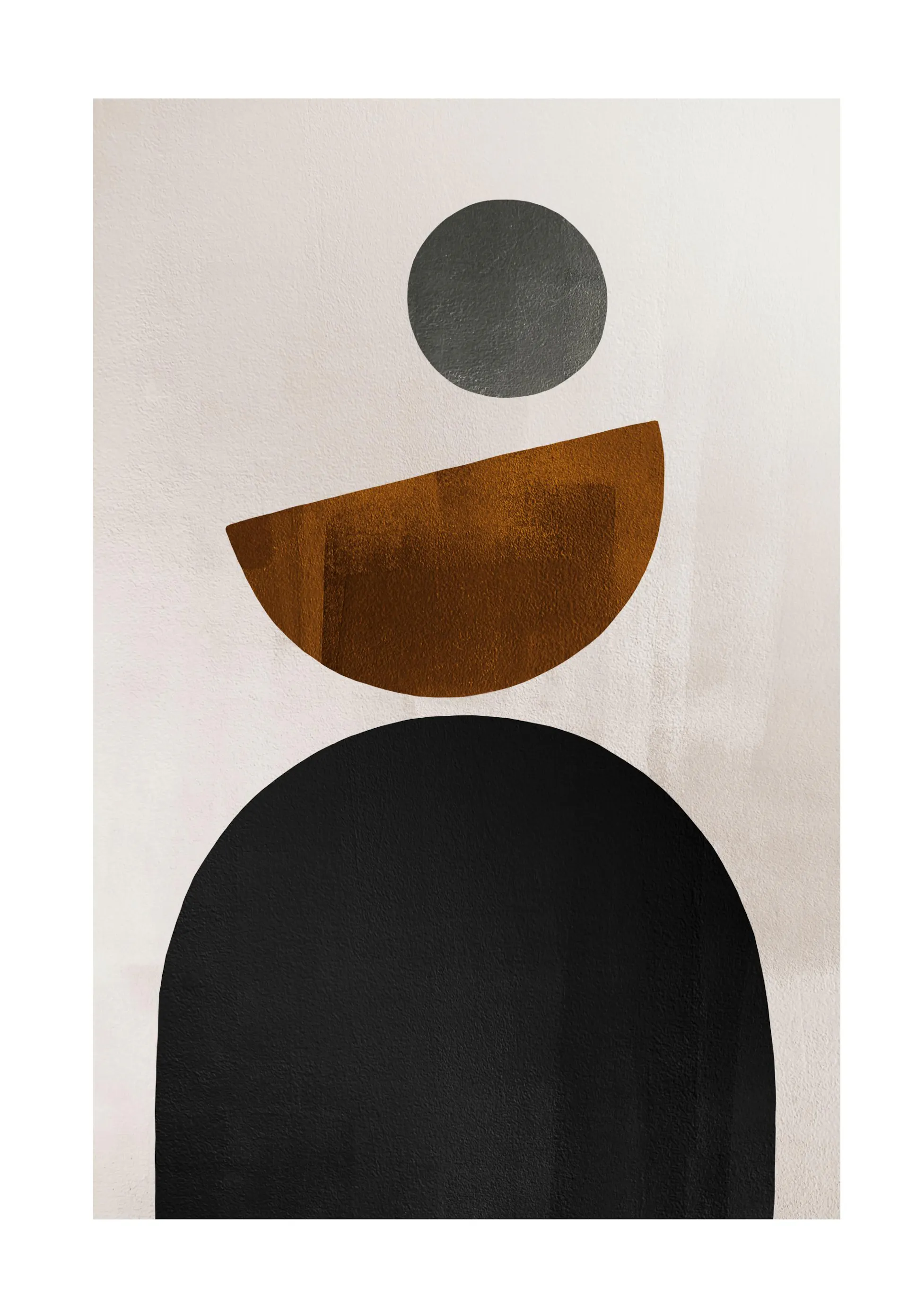 Bold Graphic Forms No2 Poster