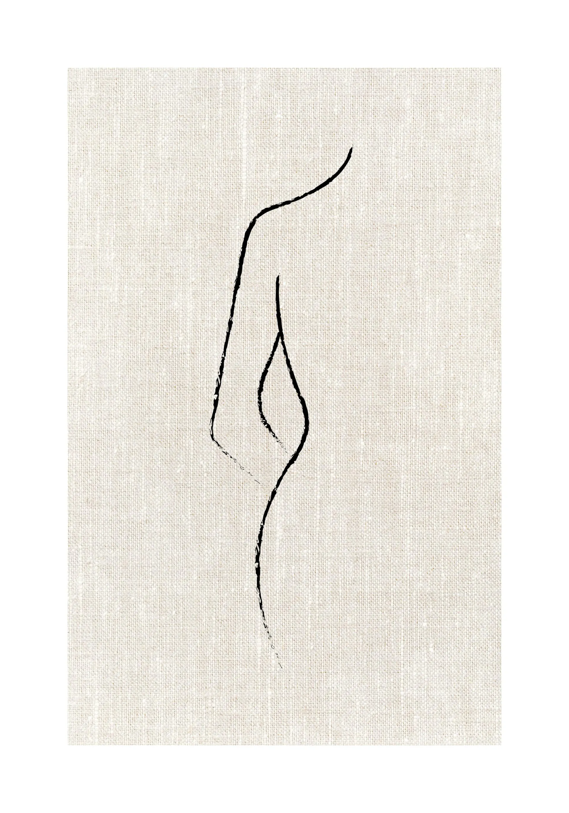 Texture Line Curve Poster – Line Art Poster | Desenio.de