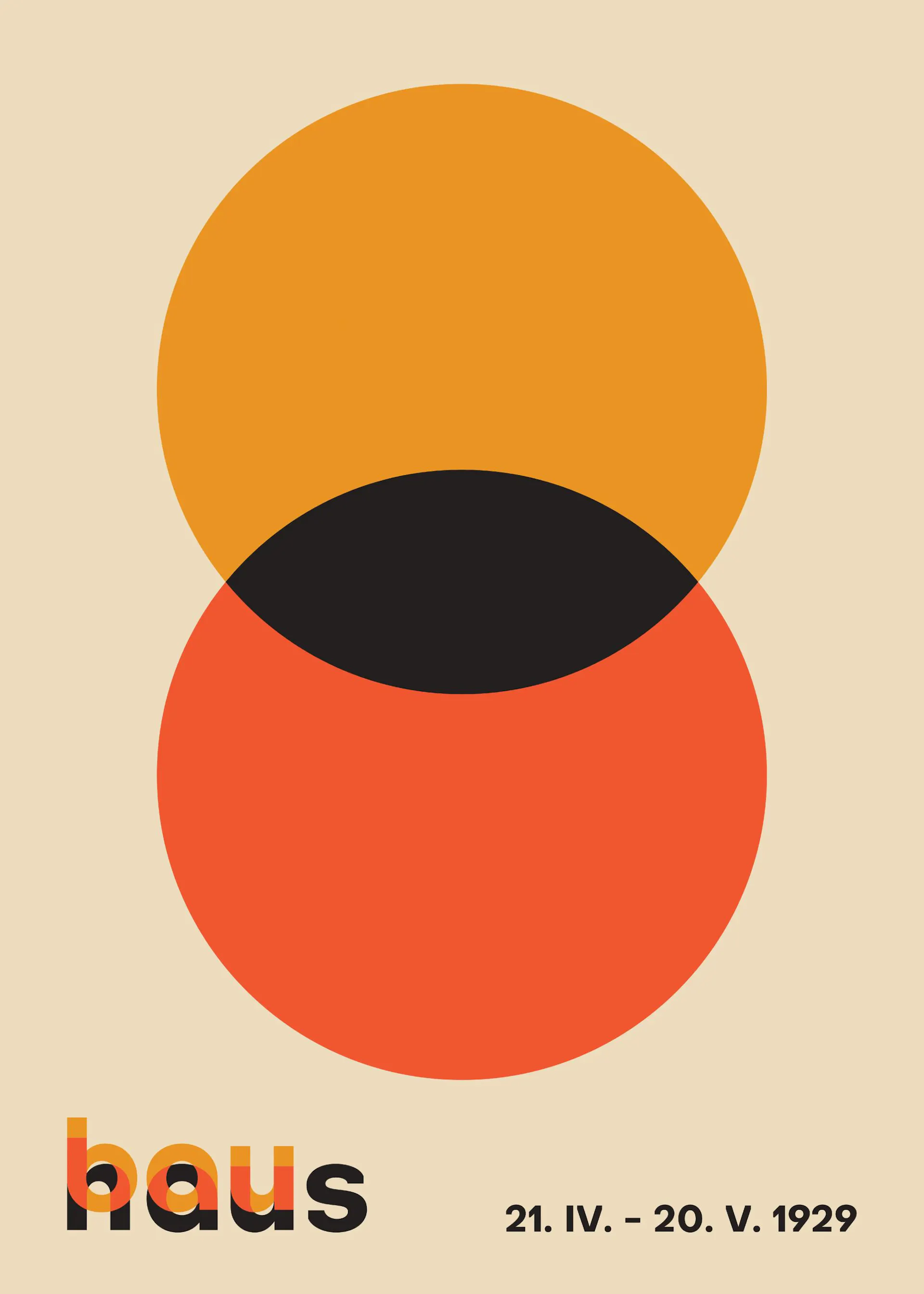 Bauhaus Classic Shapes Print – Modern Geometric Poster | Desenio