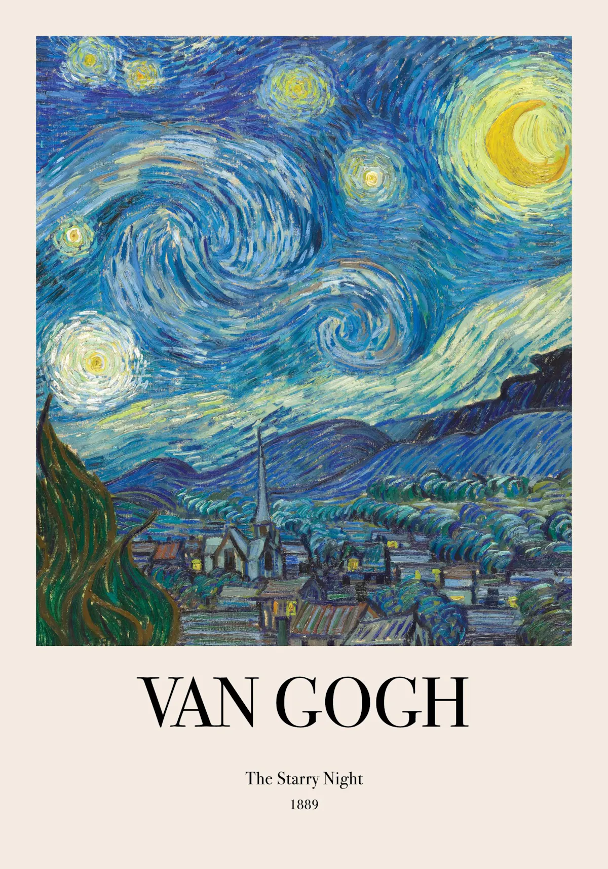 Van Gogh The Starry Night Poster | Iconic Art Print | Desenio UK