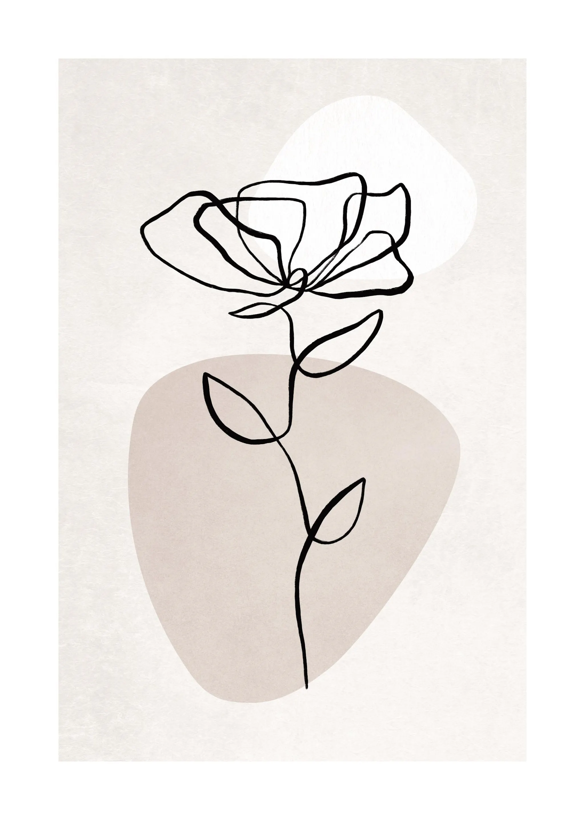 Neutral Watercolor No2 Poster - Beige acquerello - desenio.it