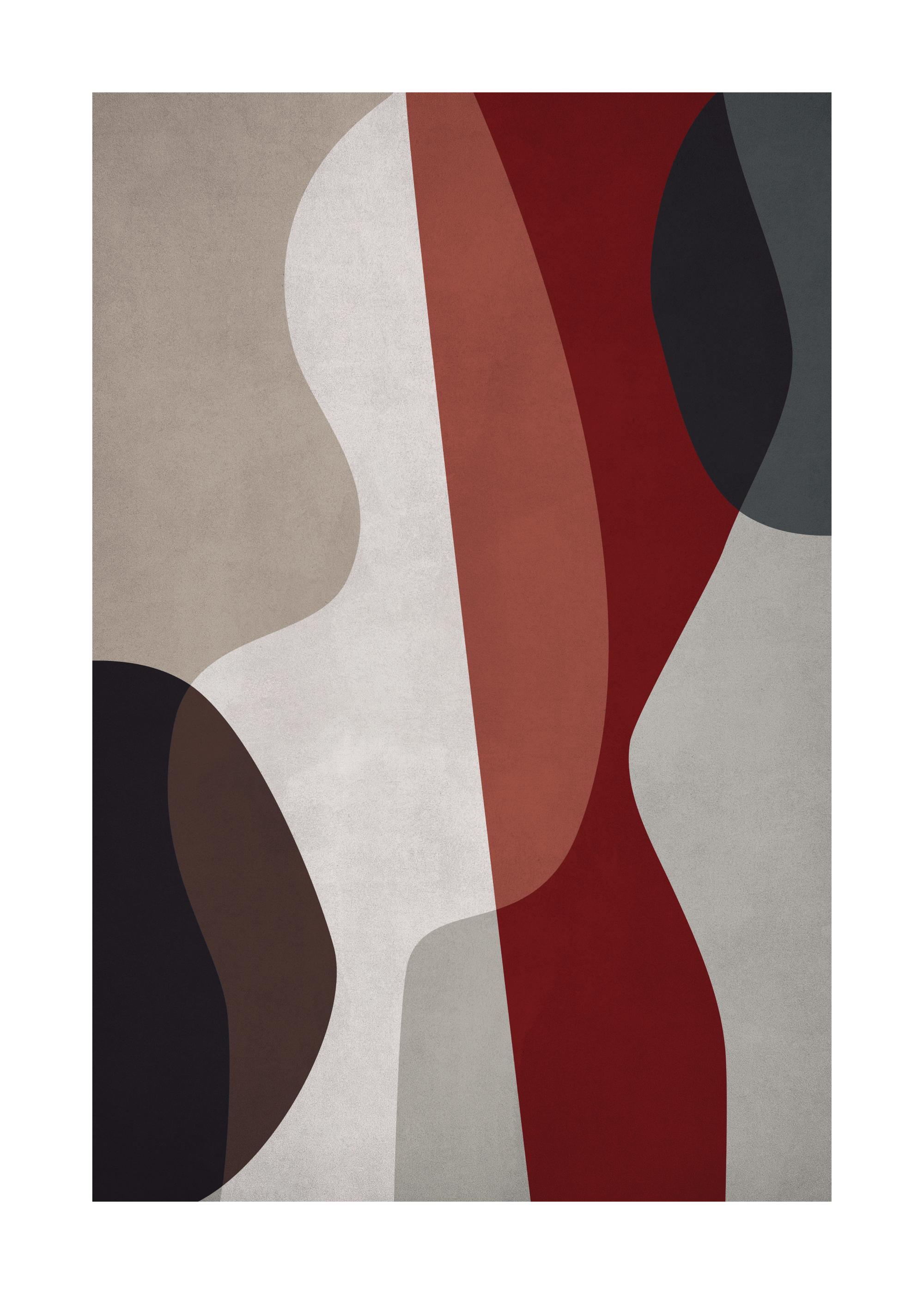 Bold Graphic Forms No2 Plakat