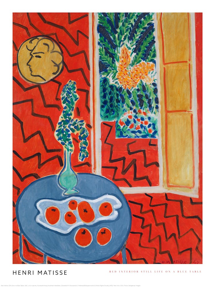 Henri Matisse Red Interior Print – Colorful Art Poster | Desenio
