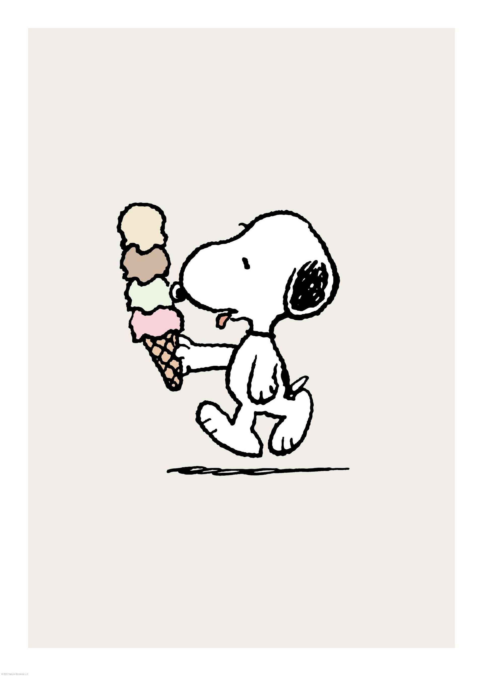 Snoopy Love Print