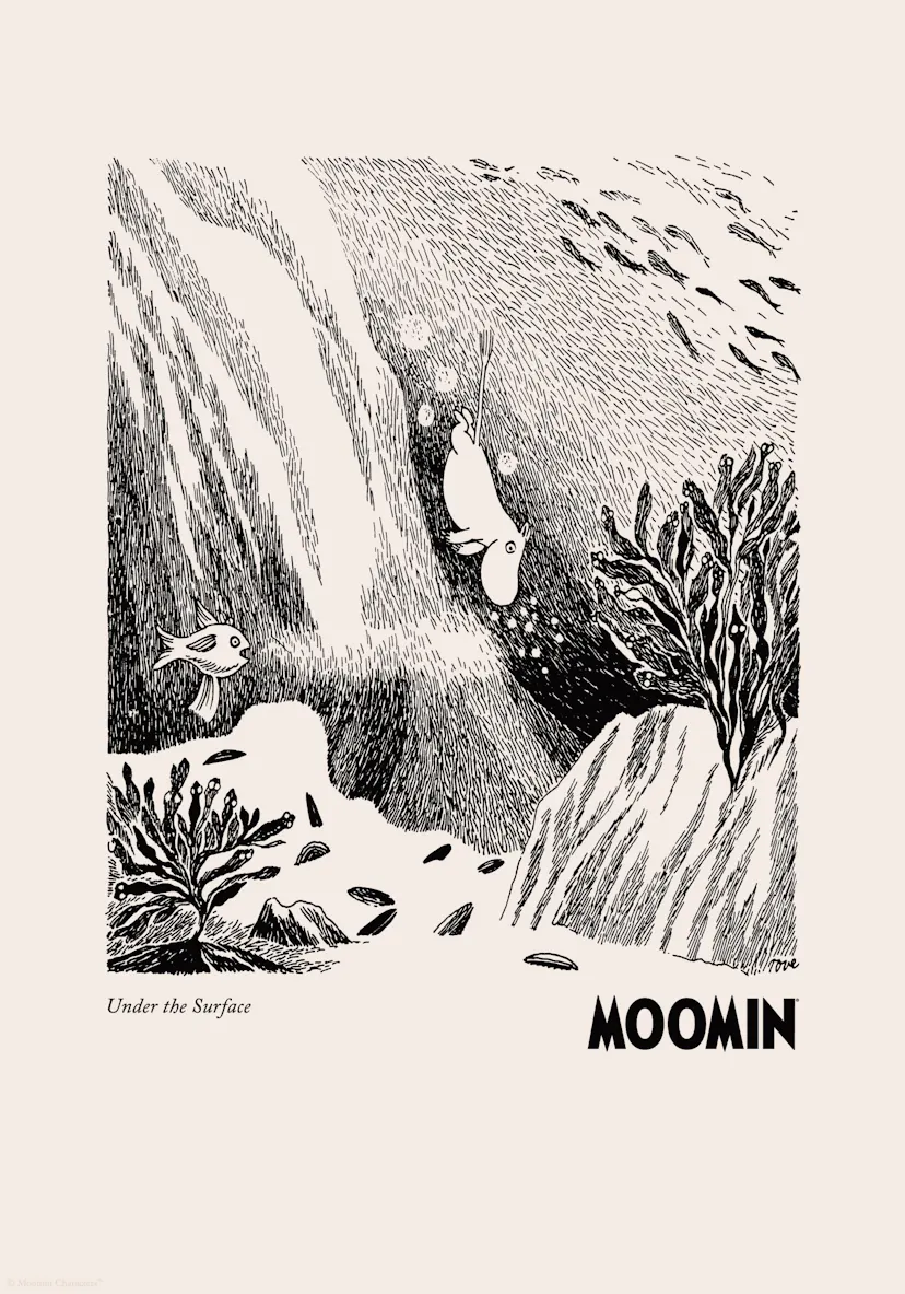 Moomin - Under the Surface Print