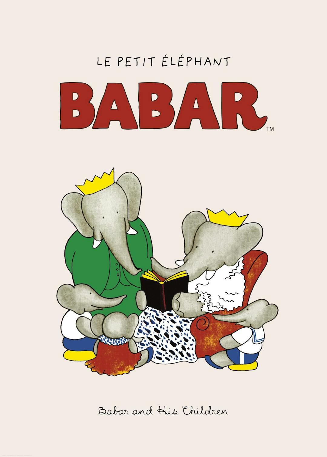 Babar - The Story of Babar Poster | Kids' Room Decor | Desenio UK