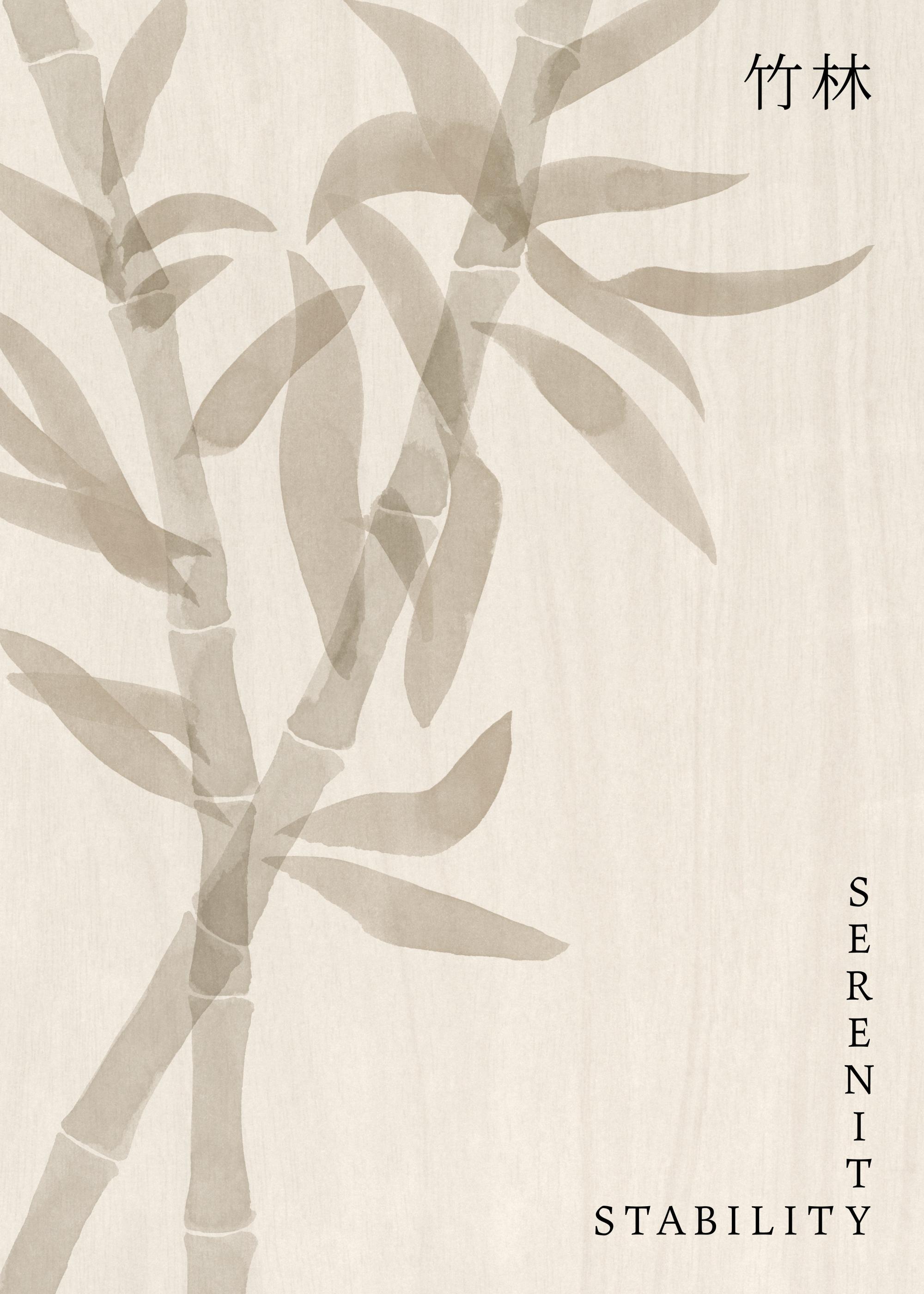Japandi Bamboo Print
