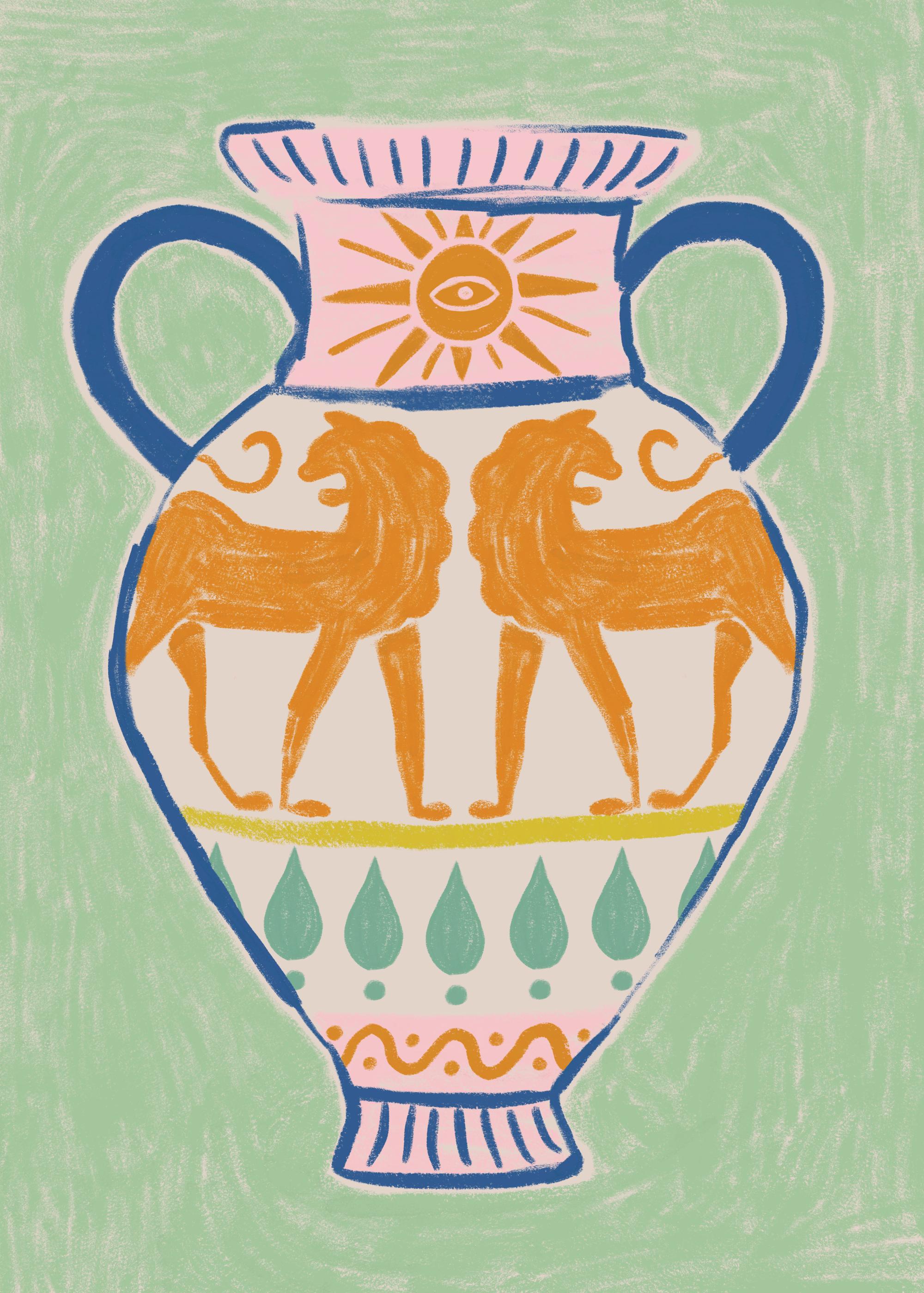 Antique Vase Poster – Grekisk konstposter | Desenio