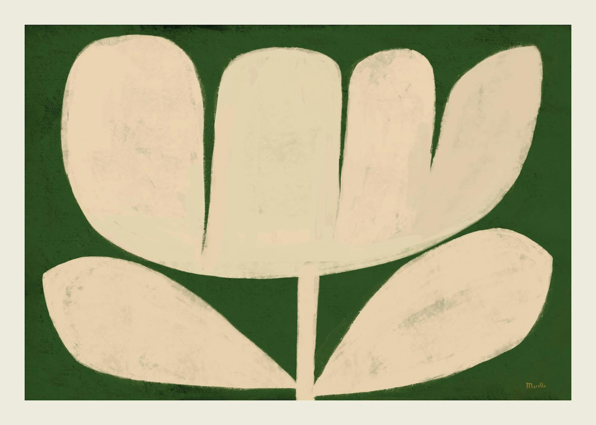 Affiche Green Graphic Forms No1 – Art abstrait géométrique vert et ...