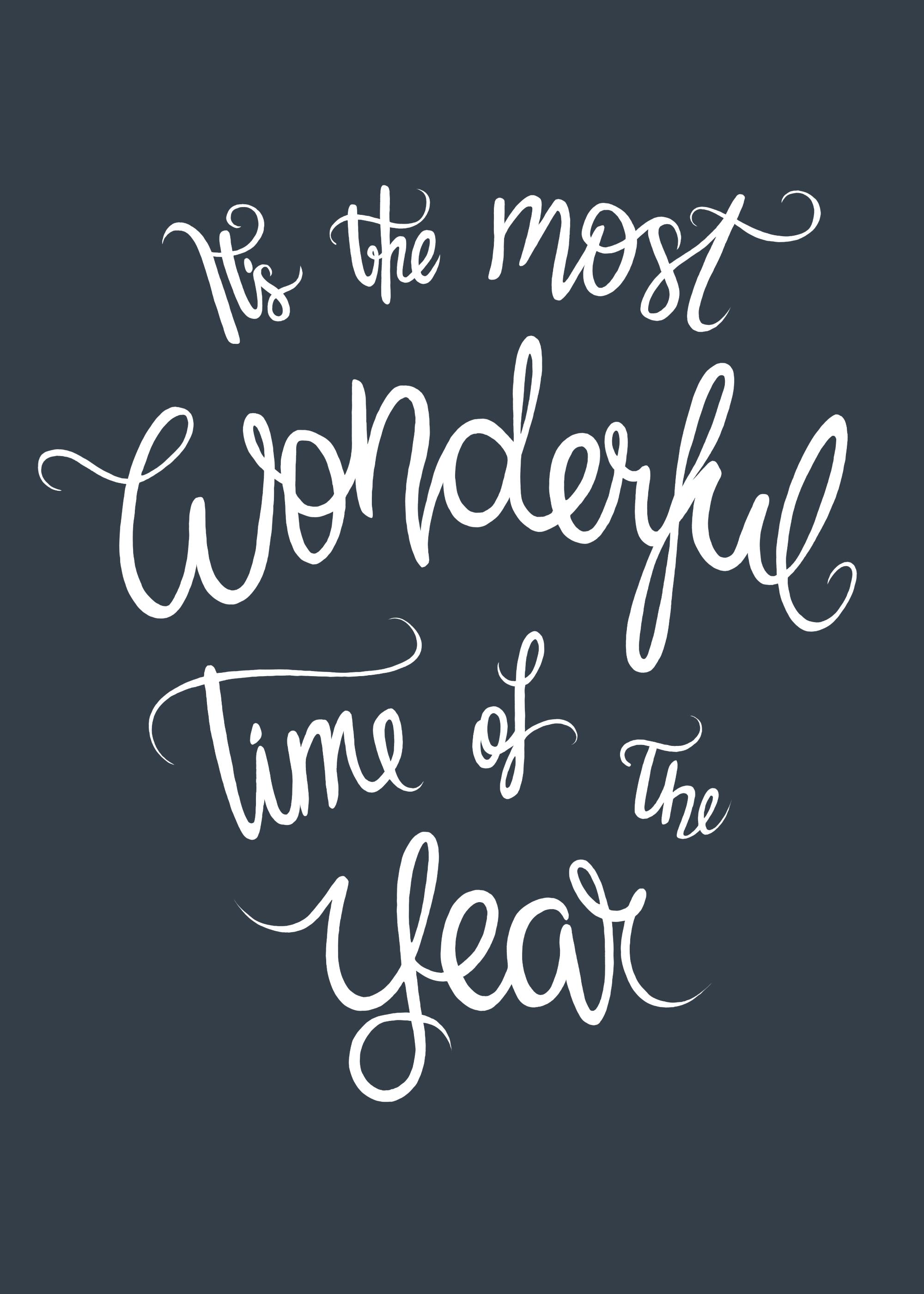 The Most Wonderful Time Poster