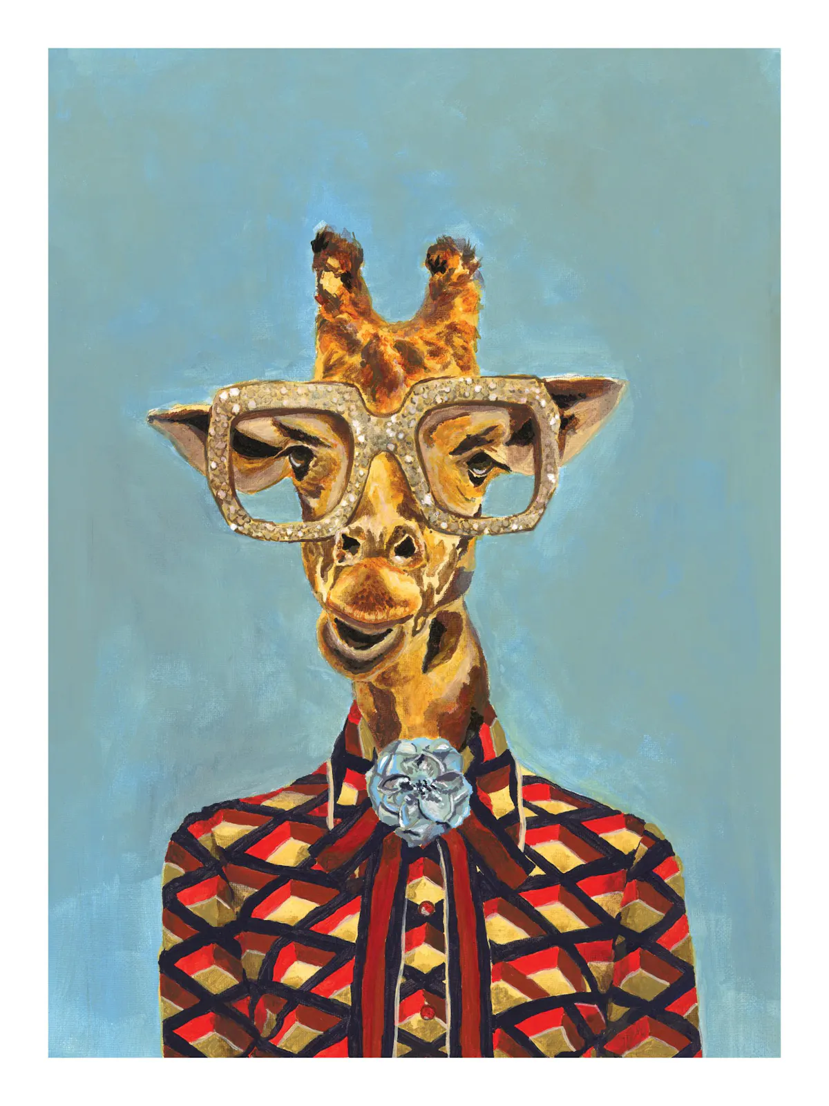 Artsy Animals gallery wall