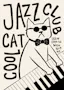 Cool Cat Jazz Club Art Print – Exclusive Poster | Desenio