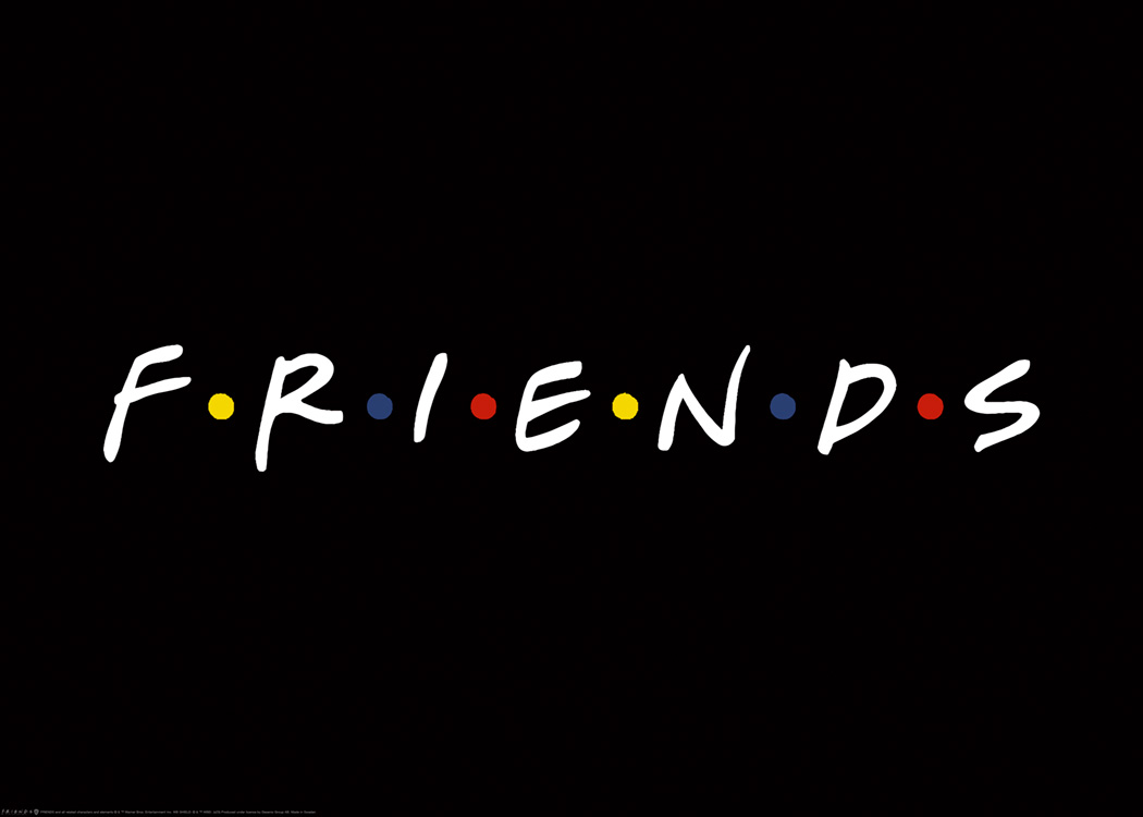 Friends™ Logo Poster – Offizielles Friends Poster | desenio.de