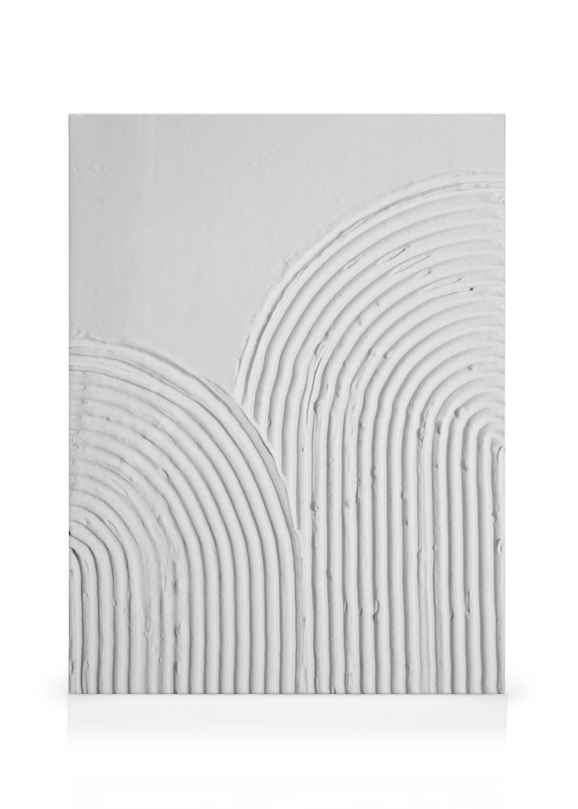 Abstract Texture Arches Canvas Print – Textured Wall Art in Beige ...