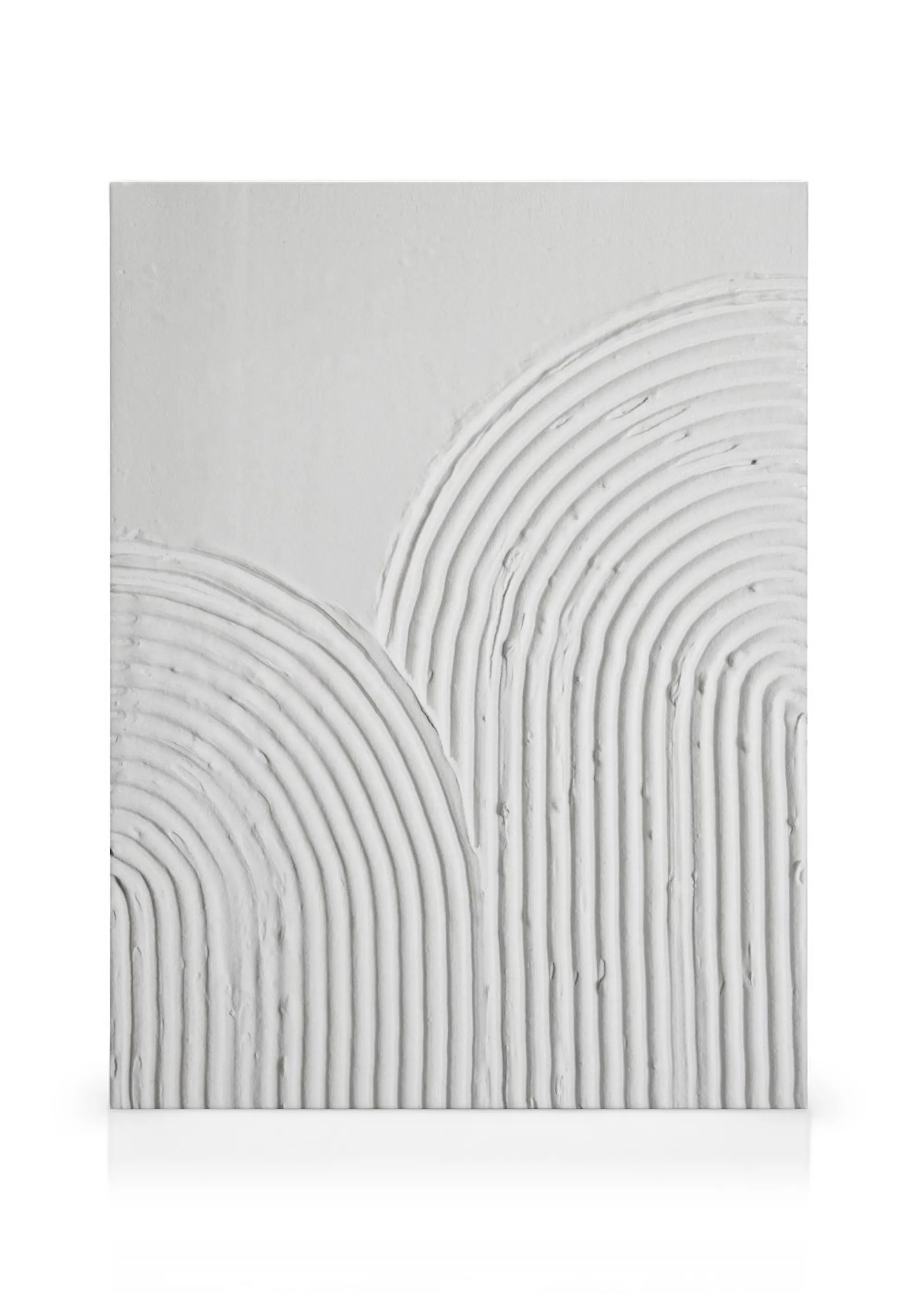 Abstract Texture Arches Canvas Print – Textured Wall Art in Beige ...