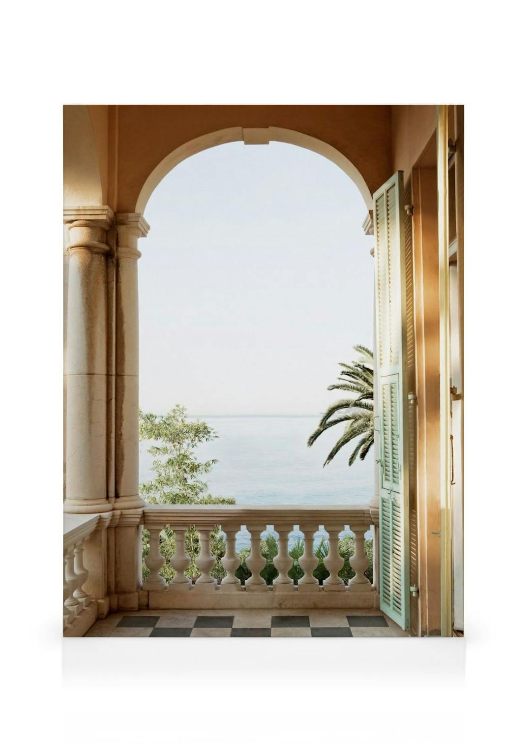 Mediterranean View Canvas - Balcony arch - desenio.co.uk
