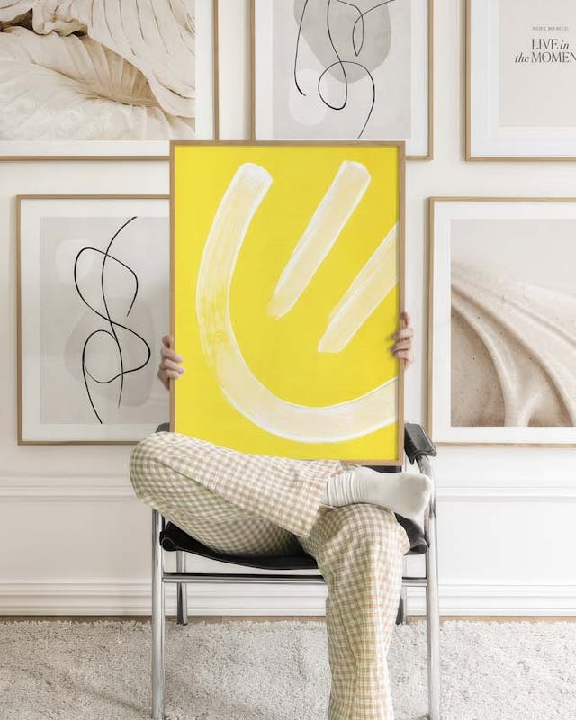 Yellow Smiley Poster