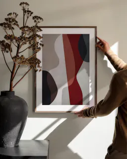 Bold Graphic Forms No2 Poster