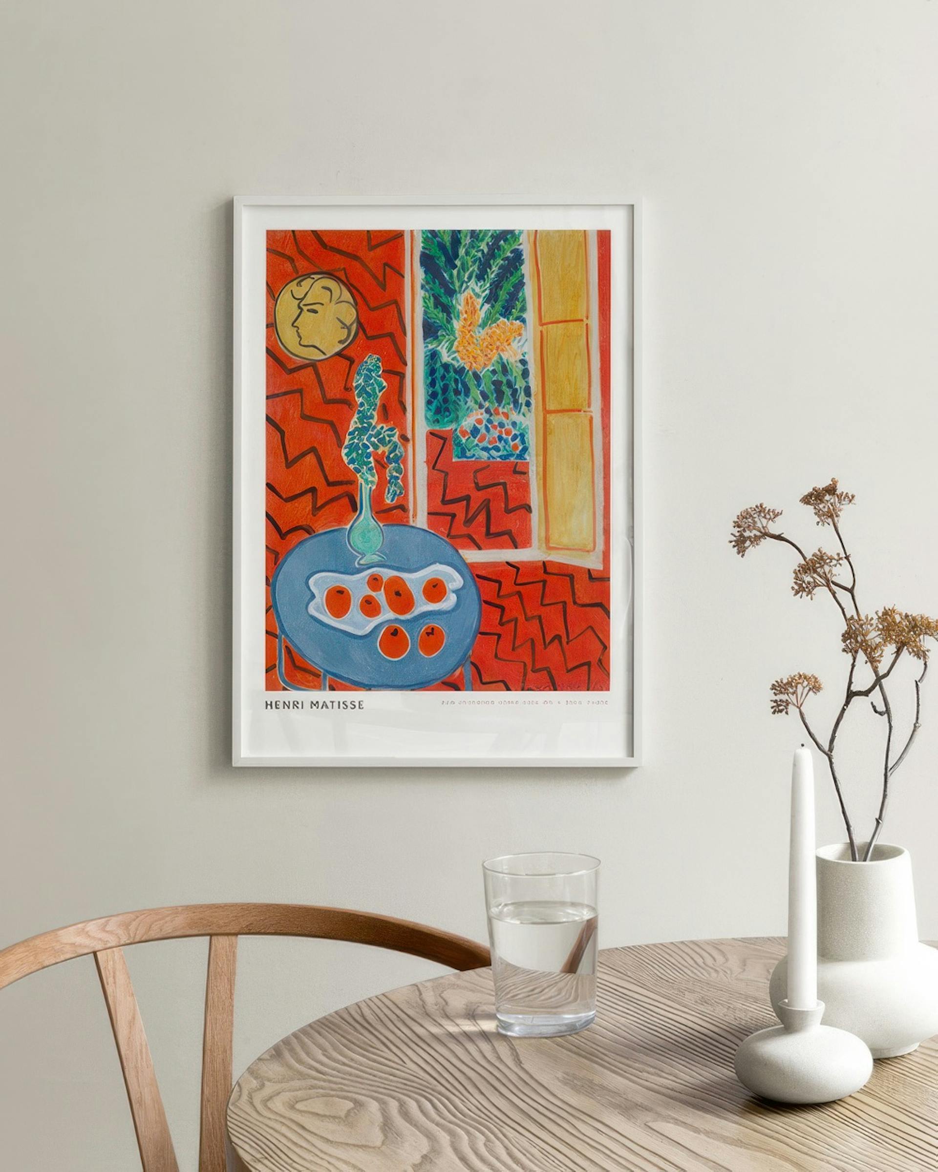 Henri Matisse Red Interior Print – Colorful Art Poster | Desenio