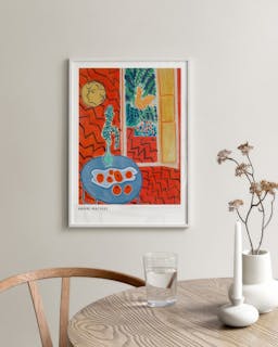 Henri Matisse Red Interior Print – Colorful Art Poster | Desenio