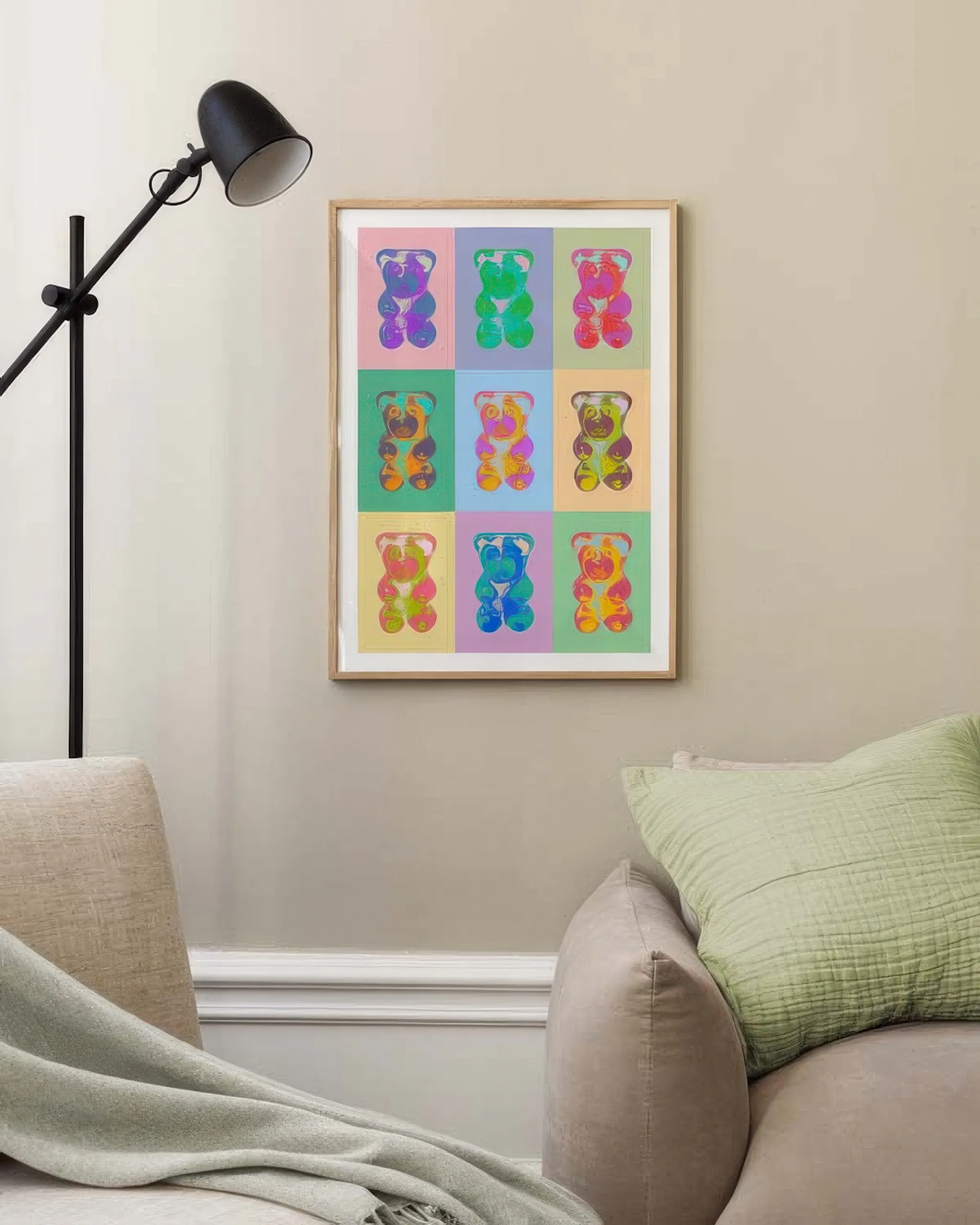 Pop Art Gummy Bear No2 Print – Colorful Poster | Desenio