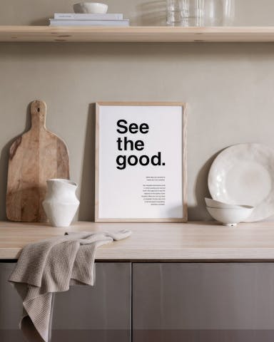 See the Good Poster – Positieve Quote | Desenio.nl
