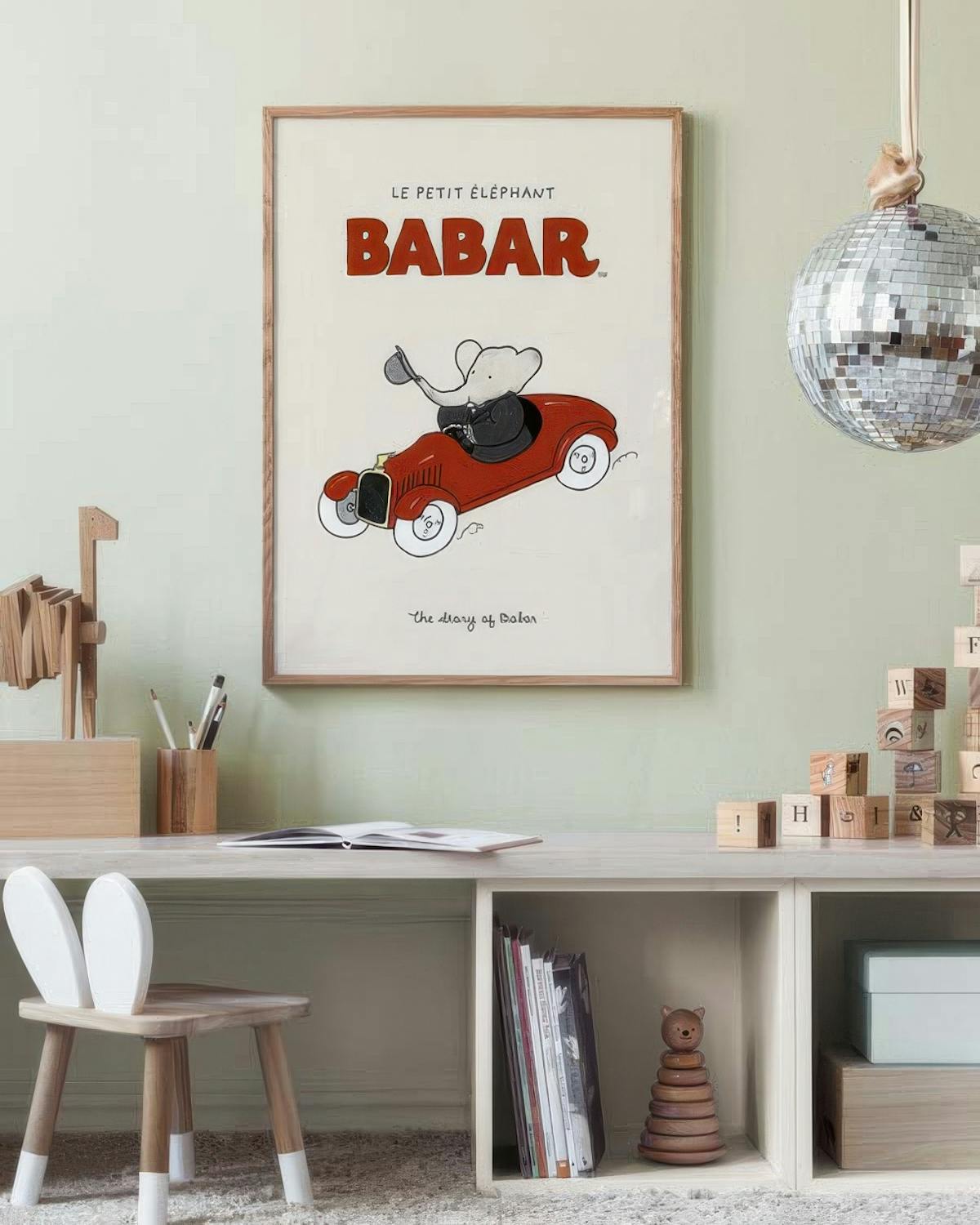 Babar - The Story of Babar Poster | Kids' Room Decor | Desenio UK