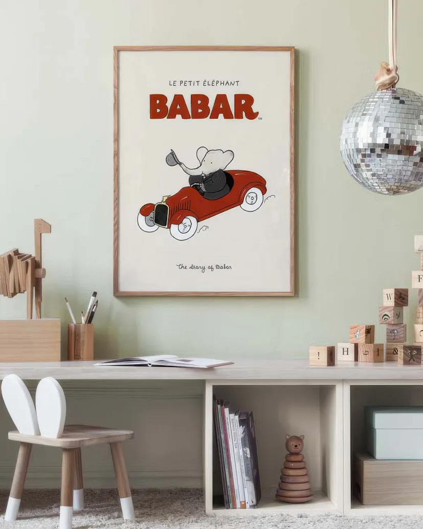 Babar - The Story of Babar Print
