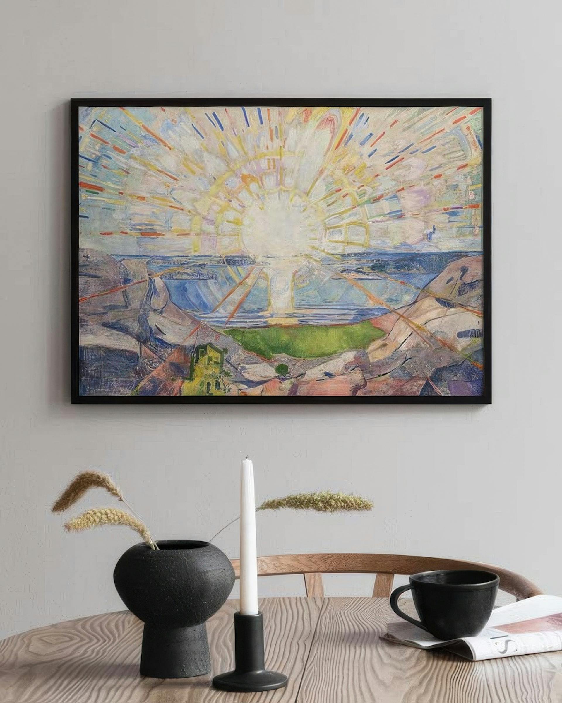 Edvard Munch Sunrise Art Print – Classic Poster | Desenio
