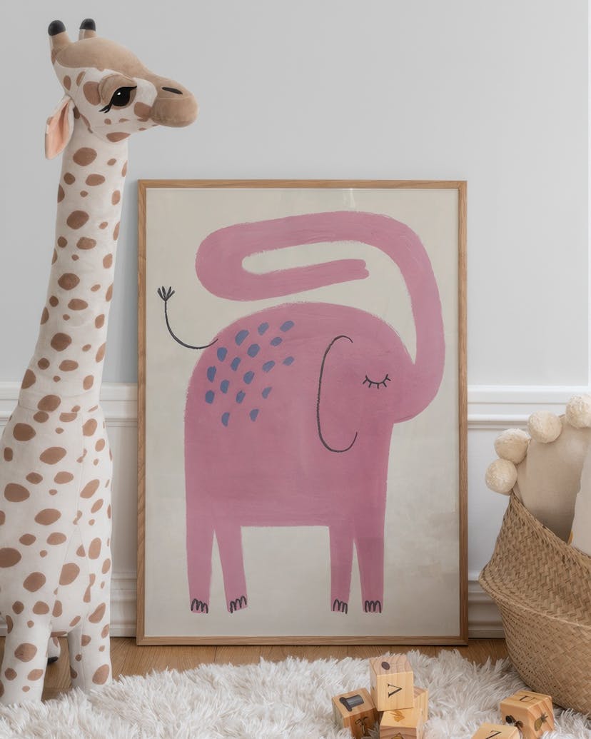Elegant Elephant Print