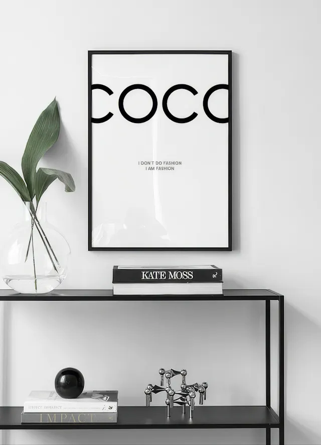 Coco Chanel poster | Posters with fashion citations – desenio.com