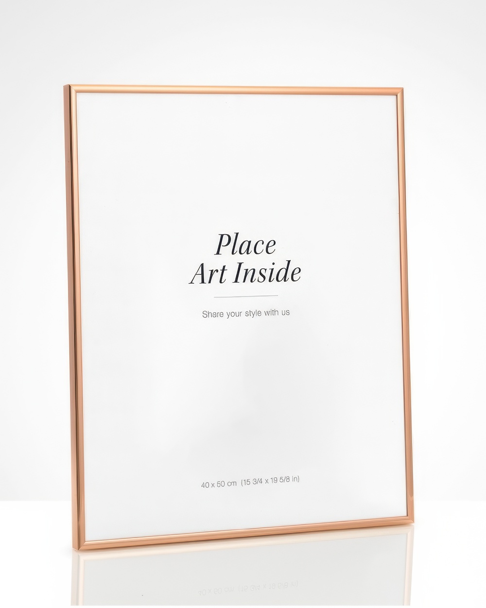 Picture frame Copper, 40x50 - Copper metal frame, 40x50 - desenio.co.uk