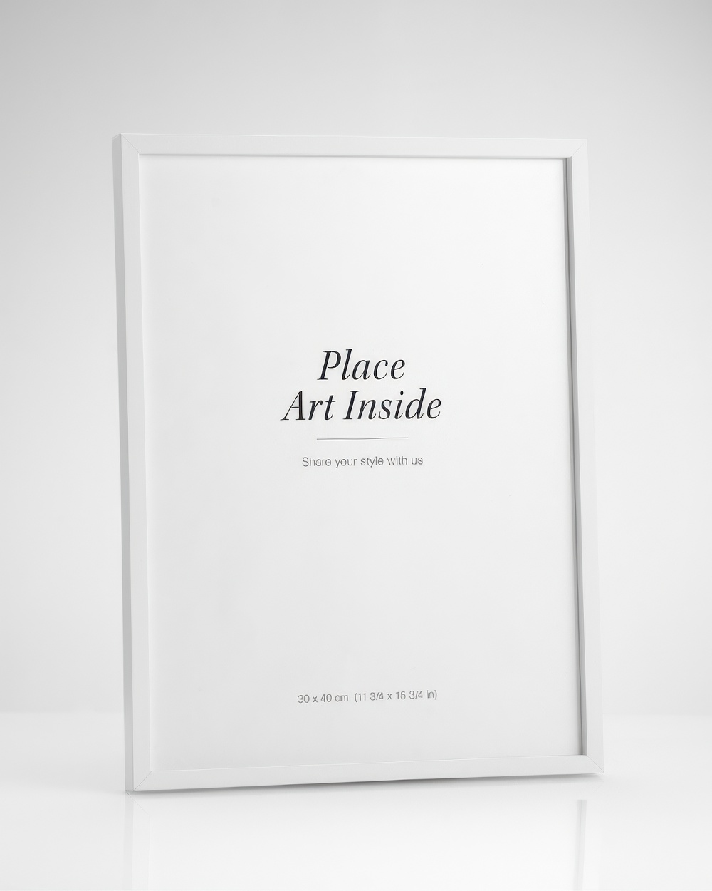 White picture frame, 100x150 - White wood frame - Desenio.co.uk
