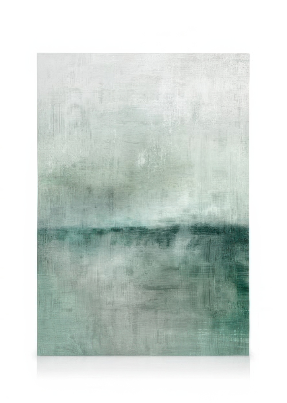 Abstracte Groene Landschappen Canvas Duo | Desenio