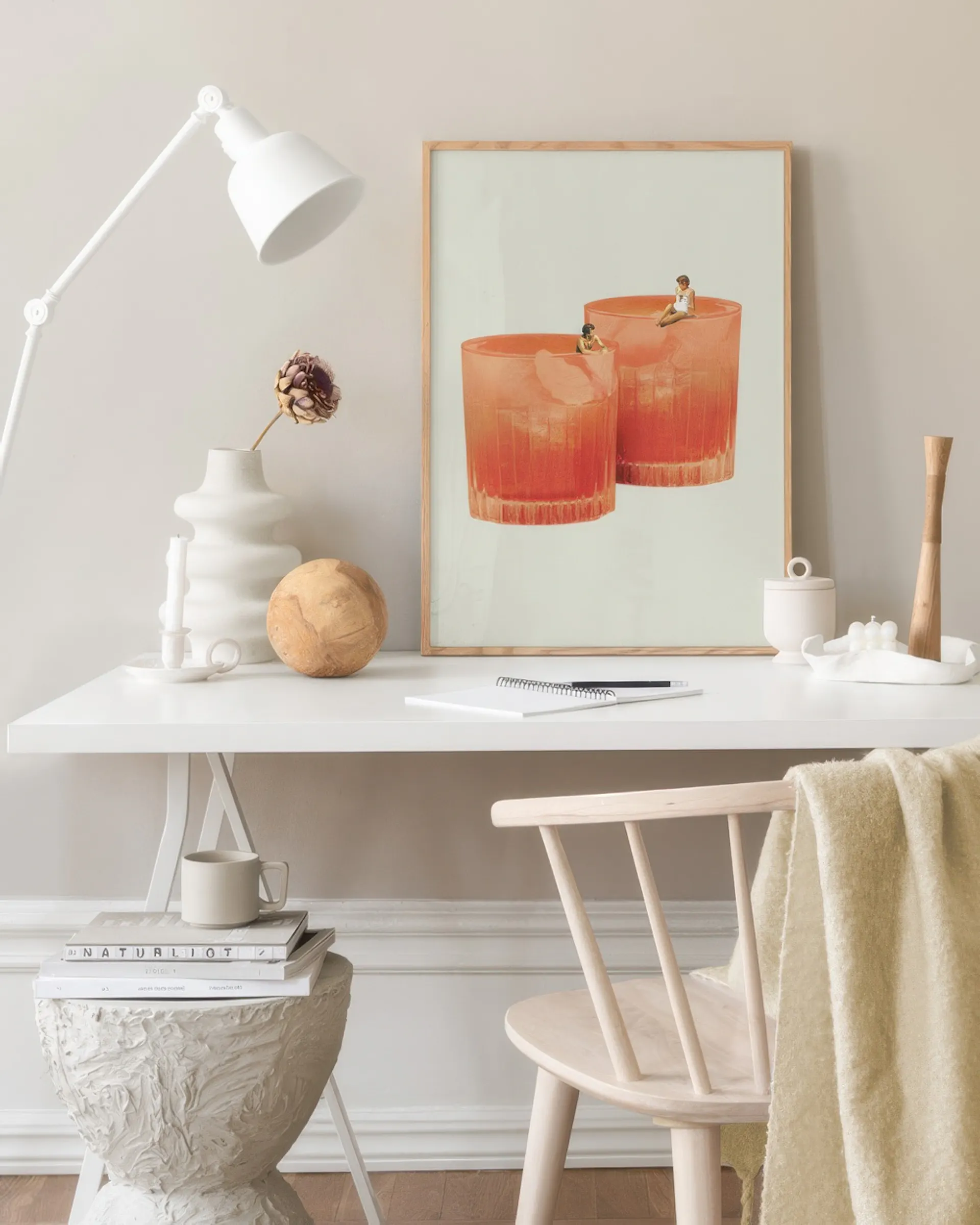 Maarten Leon - Holiday in a Glass No2 Print | Poster