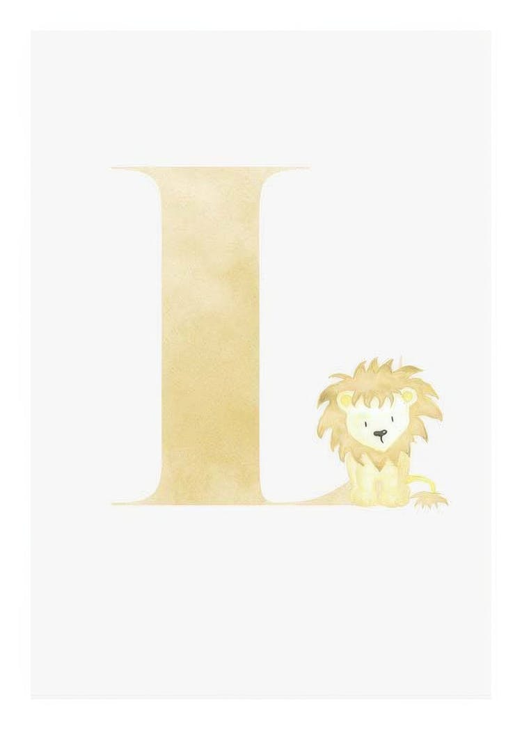 Buchstaben-Bilder. Poster mit Buchstaben | Desenio.de