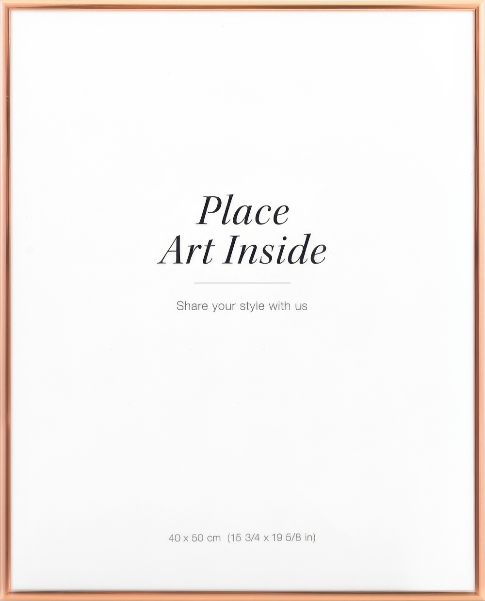 Picture frame Copper, 40x50 - Copper metal frame, 40x50 - desenio.co.uk