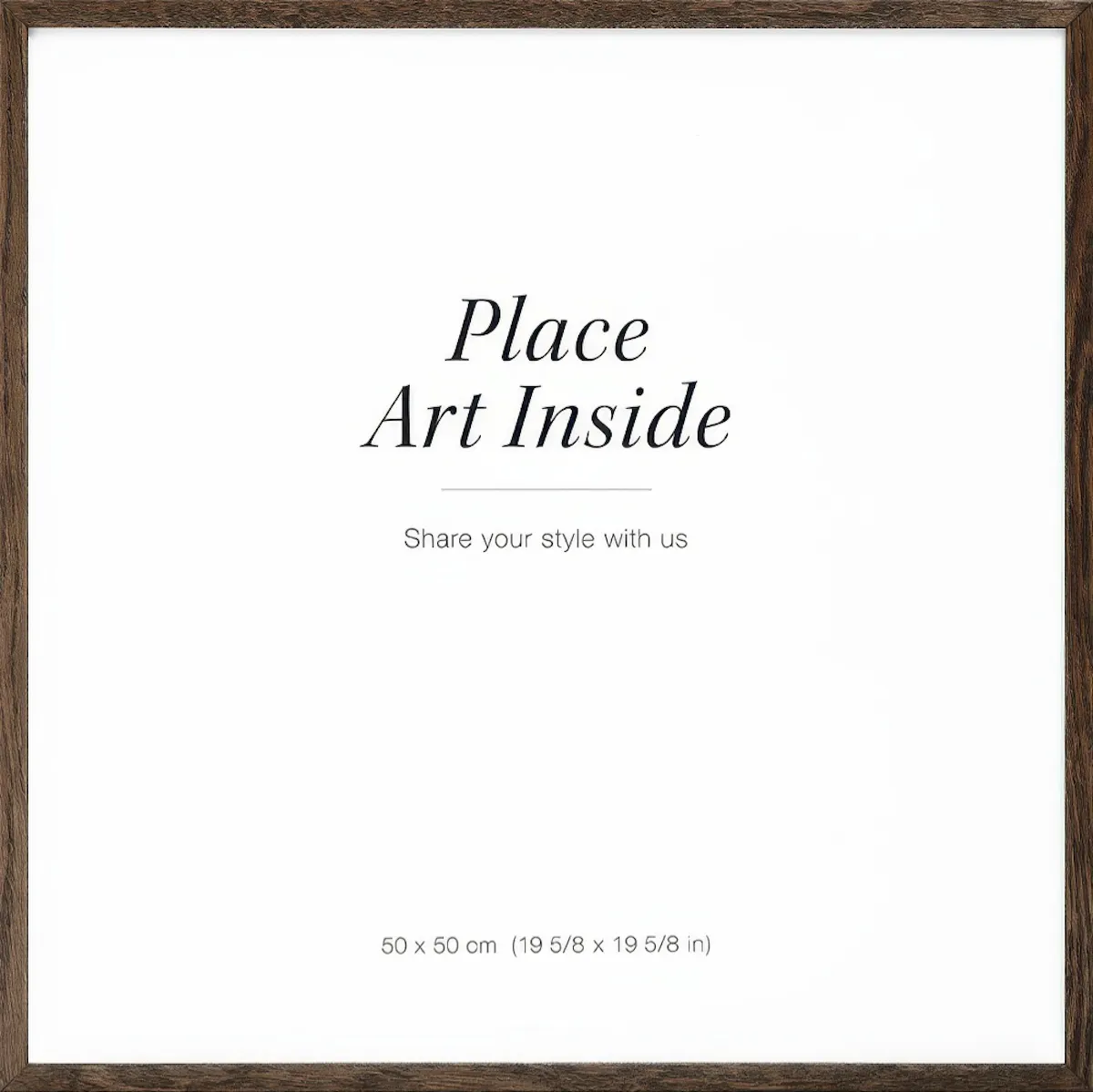 50x50 cm frames