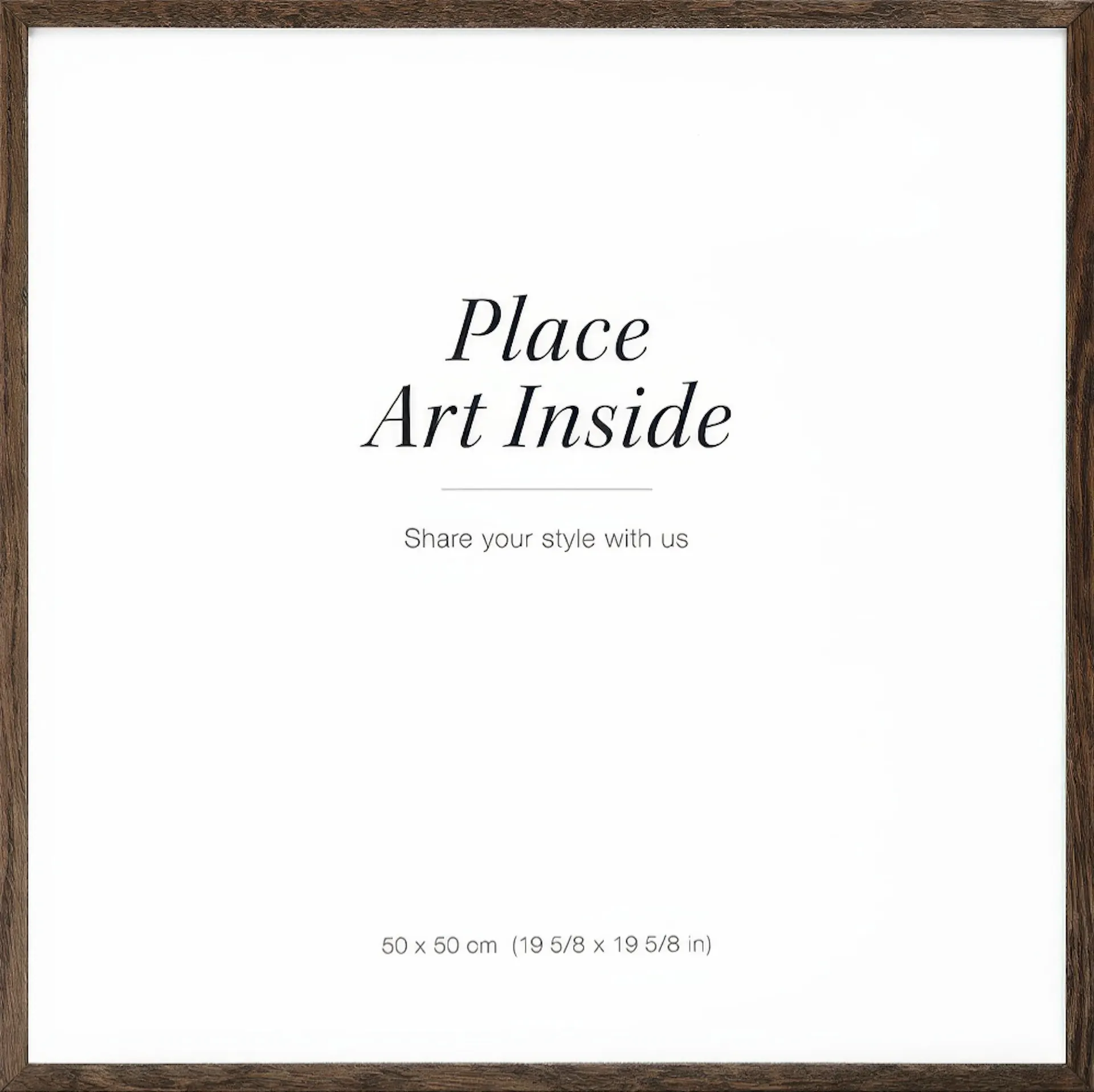 50x50 cm frames