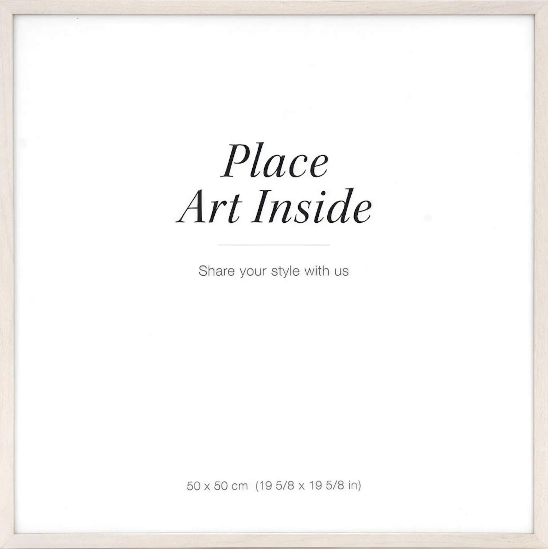 50x50 cm frames