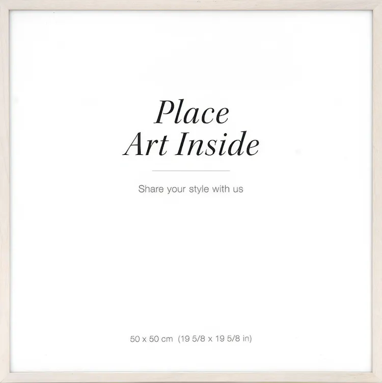 50x50 cm frames